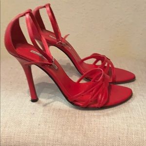 Charles David | Shoes | Sexy Strapped Red Heels | Poshmark